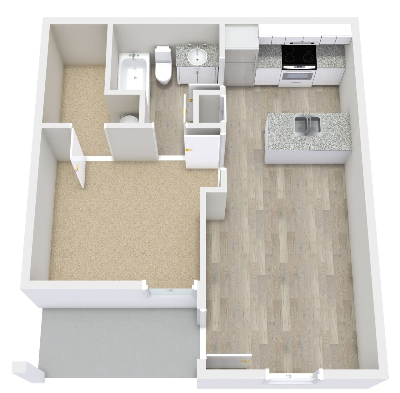 Traditional Apartments | Abby Glenn Huntsville Apartments Corporate ...